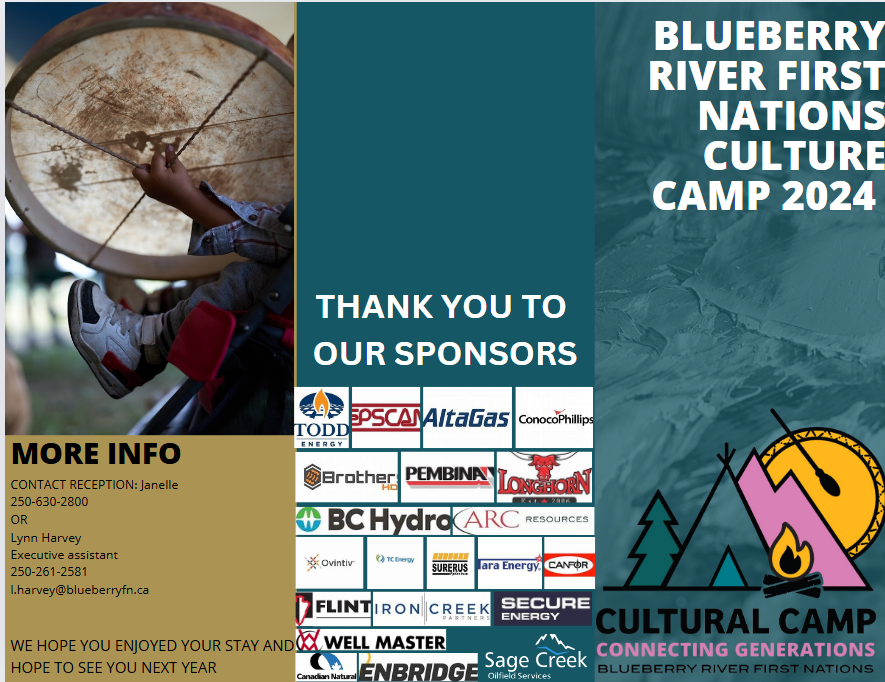 Cultural Camp - Blueberry River First Nations