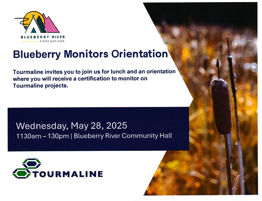 Blueberry Monitors Orientation - Blueberry River First Nations